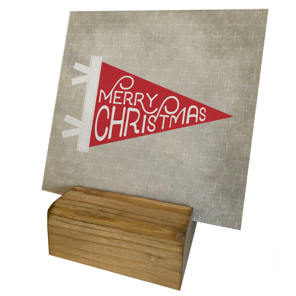 Merry Christmas Pennantt \\ Christmas \\ Mini Canvas – Graphically Speaking Design