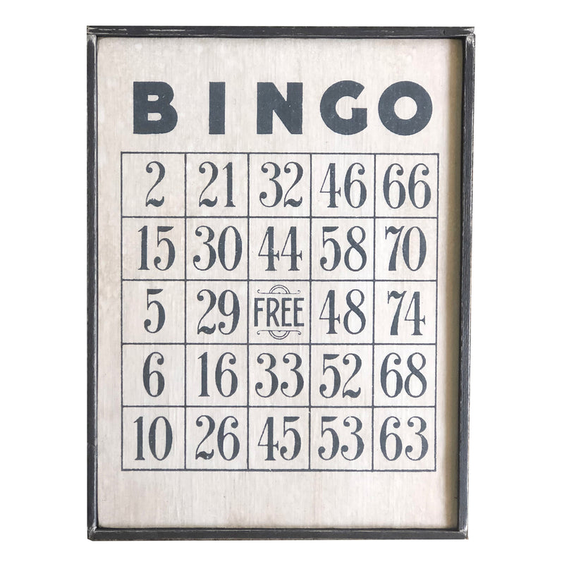 BINGO Vintage Style Framed Print – Graphically Speaking Design