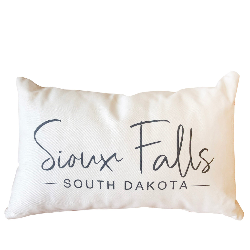 Custom City \\ State \\ Location Pillow – Graphically Speaking Design